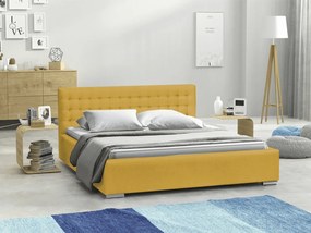 Čalouněná postel 180x200 cm Felixa Barva: Žlutá - Kronos 11