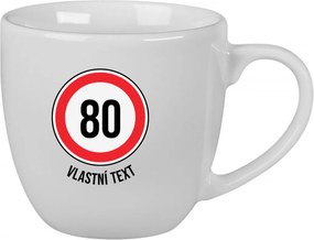 Personalizovaný keramický hrníček 400 ml - narozeninová dopravní značka