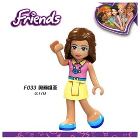 Figurky pohádkových postav, kompatibilní s LEGO Varianta: Olivia (F033)