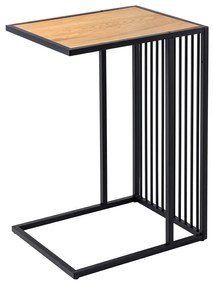 Designový odkládací stolek Haines 43 cm vzor divoký dub