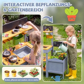 Costway Bahenní kuchyňka dětská venkovní kuchyňka na hraní