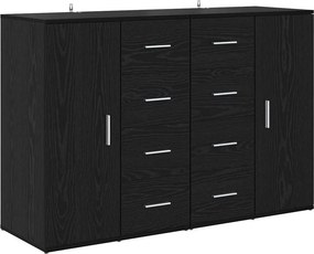 Konzole CORONA 2 ks Černý dub 59 x 39 x 80 cm Kompozitní dřevo 3402808