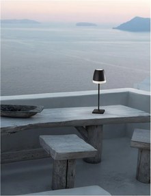 NV 9223400 Venkovní stolní lampa COLT černý litý hliník a akryl LED 2W 3000K IP54 62st. 5V DC vypínač na těle USB kabel stmívatelné - NOVA LUCE