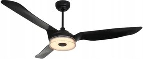 Stropní ventilátor s Led lampou 160 cm, s dálkovým ovládáním, 3-lopatkový Wi-Fi