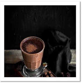 Obraz na plátně Šálek kávy Čokoláda - 30x30 cm