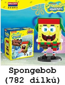 Spongebob stavebnice Číslovka: Spongebob (782 dílků)