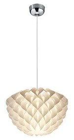 Bílé stropní svítidlo Trio Pendant Tilia, výška 150 cm