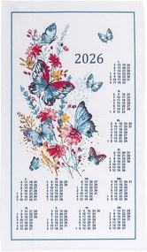 Textilní kalendář Motýli 2026