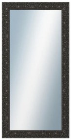 DANTIK - Zarámované zrcadlo - rozměr s rámem cca 60x120 cm z lišty PRAHA černá (2753)
