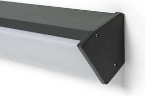 RED R14382 SANTOS 90 nástěnná antracitová 230V LED 50W IP65 3000K - RED - DESIGN RENDL