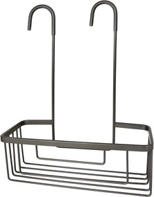 Sapho Gedy Smart - Polička závěsná, 30x38x12 cm, gun metal 248981