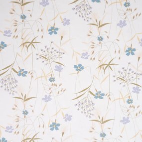 SCANquilt povlečení JERSEY luční kvítka pastelová 140 x 200/70 x 90 cm
