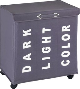 Kontejner na špinavé prádlo TRIVO GREY - až 116 l, WENKO