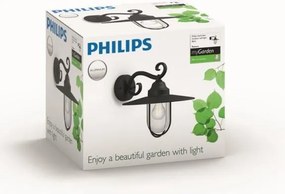 PH 16270/30/PN Venkovní nástěnné svítidlo Philips Pasture 16270/30/PN černé - PHILIPS (915005308801)