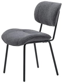 Designová židle Rashtin tmavě šedá