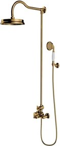OMNIRES Armance - Sprchový set s termostatem, průměr 22,5 cm, zlatá AM5244-6GL