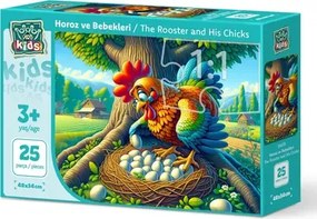 ART PUZZLE 35039 Puzzle Kohout s vajíčky / 25 dílků / od 3 let