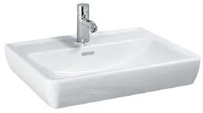 Laufen Pro - Umyvadlo, 60x48 cm, 1 otvor pro baterii, s LCC, bílá H8189524001041