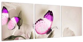 Obraz motýla  (90x30 cm)