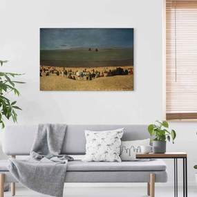 Reprodukce obrazu La plage à Honfleur