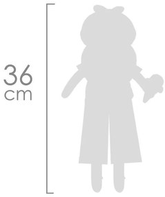 DeCuevas Plyšová panenka Sweet 36 cm s kolébkou