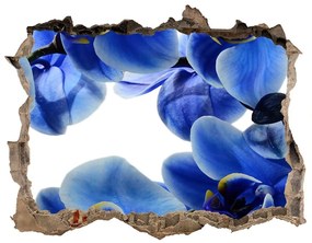 Wallmuralia Fototapeta nálepka na zeď Modrá orchidej 95x64 cm