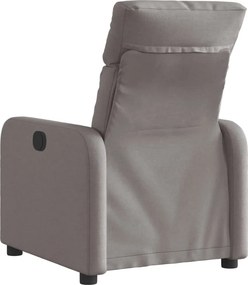 Elektrické polohovací křeslo taupe textil 3206688