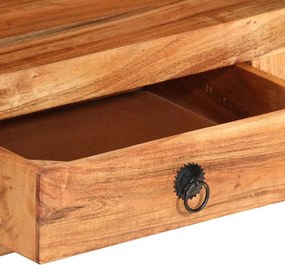 TV stolek 110 x 30 x 40 cm masivní akáciové dřevo 337065