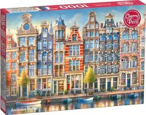 CHERRY PAZZI Puzzle Rytmus Amsterdamu / 1000 dílků / 70 × 50 cm
