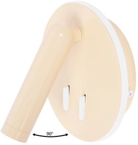 Toolight Toolight, LED nástěnné svítidlo 16x14cm, 10W, APP1615-1W, béžová, OSW-06530