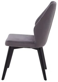 Čalouněná židle SIENNE šedá