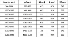 Mexen Velar posuvné sprchové dveře 90 cm, transparentní, chrom - 871-090-000-01-01