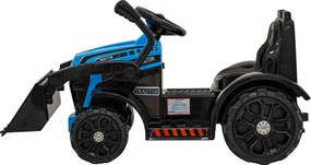 Ramiz Traktor buldozer G320 pro nejmenší děti modrý + pohyblivá lžíce + melodie + klakson + LED světla