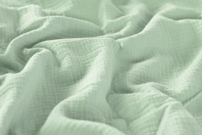 Celoroční mušelínové povlečení Salvia - GOTS Velikost: 140 x 220 + 70 x 90