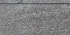 Schodovka Rako Quarzit tmavě šedá 30x60 cm mat DCPSE738.1
