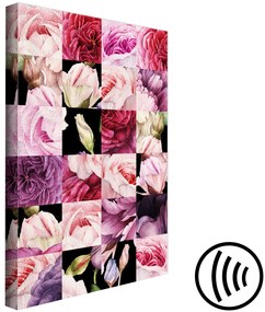 Obraz Květinová koláž (1-dílná) vertikální