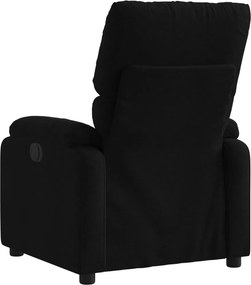 Elektrické polohovací křeslo černé textil 3204802