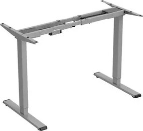 Powerton Rám stolu šedá / Elektricky nastavitelná výška / 72 až 120 cm