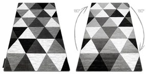 koberec ALTER Rino trojúhelníky šedá velikost 160x220 cm | krásné koberce cz