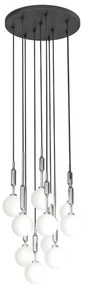 Designový lustr Ero 10 chrom