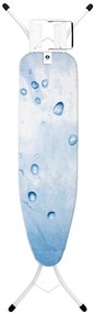 Brabantia ICE WATER Žehlící prkno 110x30 cm - odkládací plocha pro žehličky - bílý rám 22 mm