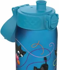 ion8 Leak Proof Dětská láhev Cats modrá 350 ml