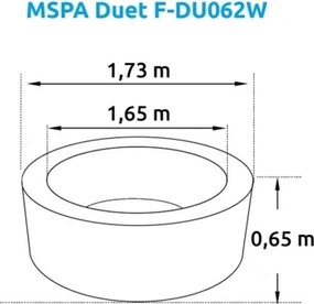Vířivka MSPA Duet F-DU062 Marimex 11400273
