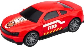 LEAN Toys Souprava hasičská a záchranná: Nákladní auto, odtahovka, auto, vrtulník, světla, zvuky