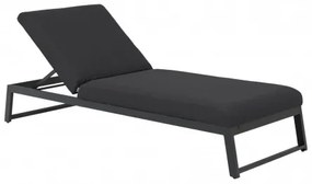 Doppler Melia LIKA-TEX® antracit - luxusní zahradní lehátko