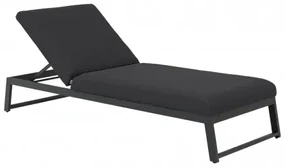 Doppler Melia LIKA-TEX® antracit - luxusní zahradní lehátko