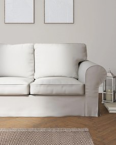 Potah na pohovku IKEA Ektorp 3-místná rozkládací, NOVÝ MODEL 2013 barva šedá látka pletený vzor