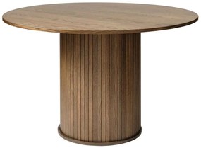 Designový jídelní stůl Vasiliy 120 cm kouřový dub