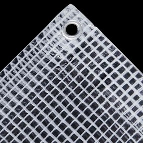 Plachta 140 g/m² 3 x 4 m bílá 151611