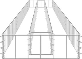 Gabionový vyvýšený záhon pozinkovaná ocel 360 x 30 x 10 cm 145640